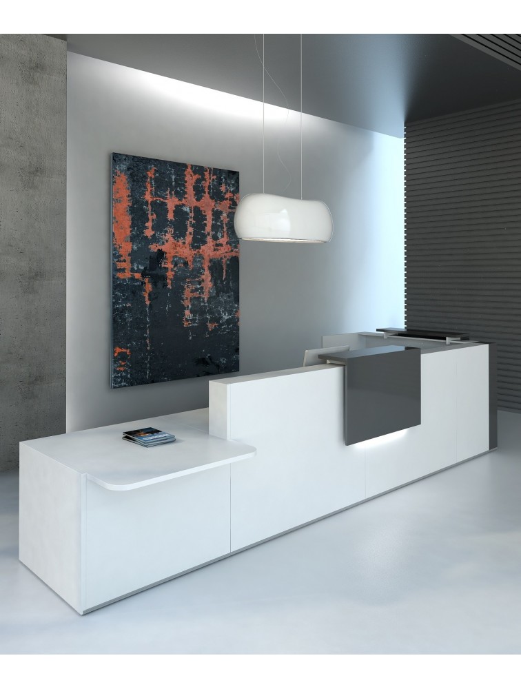 Banque d'accueil design pas cher à composer TERA | Delex Mobilier