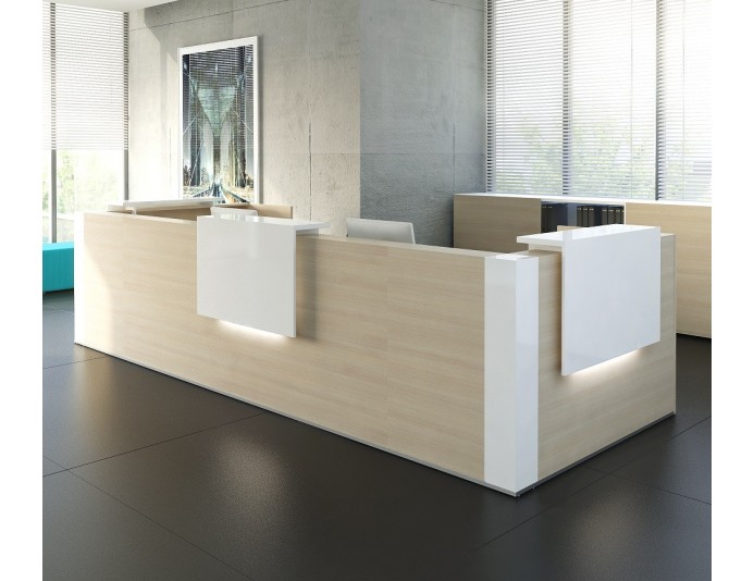 Banque d'accueil design pas cher à composer TERA | Delex Mobilier